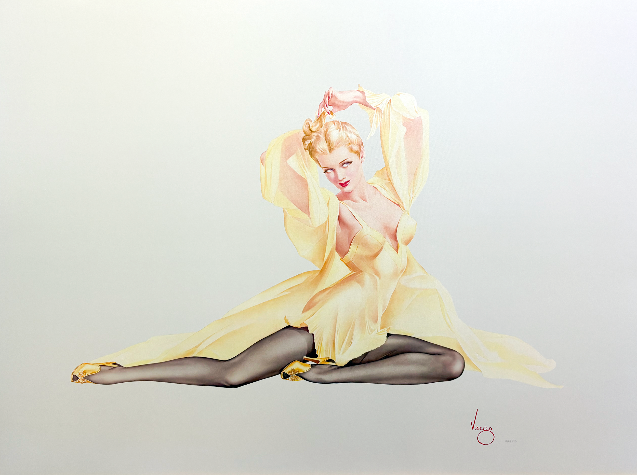 Enchanted Evening Lithograph by Alberto Vargas, 130 Birthday Collectio ...